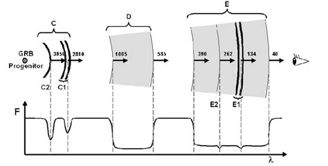 A Sketch Showing The Absorption Line Complexes C D And E In The Line Download Scientific