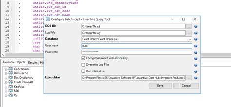 Batch File Invantive Data Hub