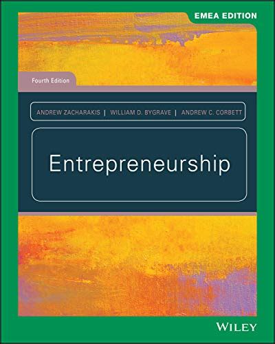 Entrepreneurship By William D Bygrave Goodreads