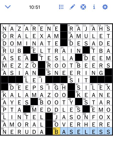 The New York Times Crossword Puzzle Solved Fridays New York Times