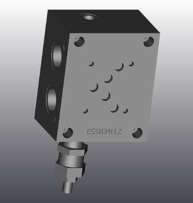Way Manifold ES B LLZ EUROFLUID HYDRAULIC SRL Cast Iron Cetop
