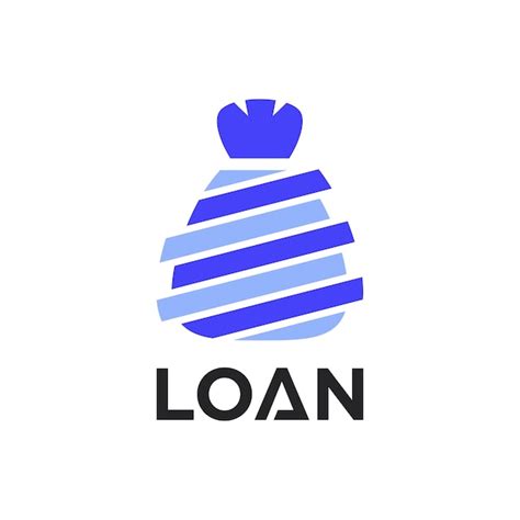 Premium Vector Loan Money Bag Logo
