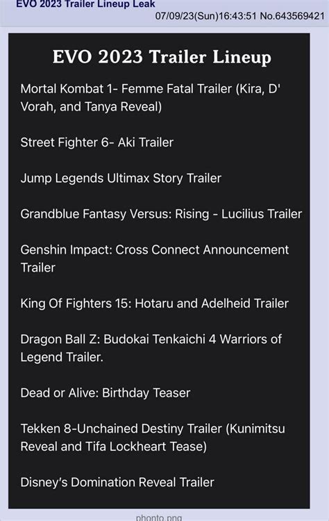 Trailers Evo 2023 Trailers Expected To Feature Street Fighter 6