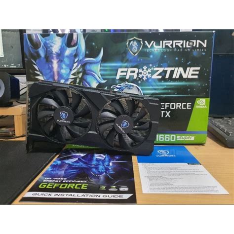 Jual Vurrion Gtx 1660 Super 6gb Gddr6 Shopee Indonesia