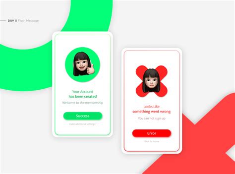 Flash Message By Jiwoo Back On Dribbble
