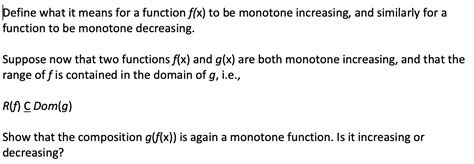 Solved Define What It Means For A Function Fx To Be