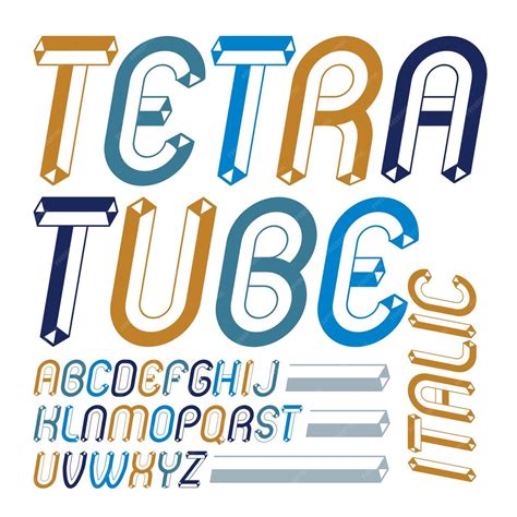 premium vector set of cool vintage vector upper case english alphabet