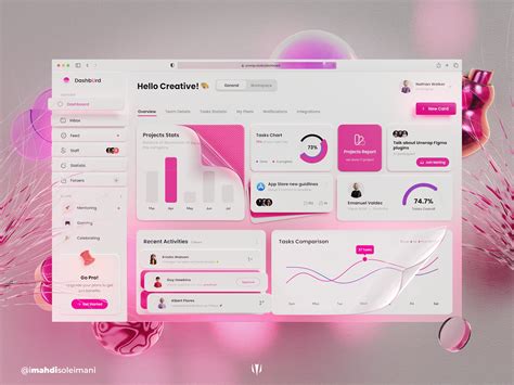 Website 3d Ui Behance