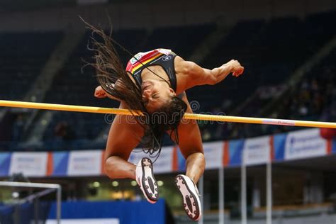 Atletismo Salto De Altura De Las Mujeres Del Pentatlón Nafissatou