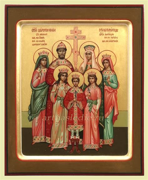 Икона Царственные Страстотерпцы и Мученицы Арт 2472 готовая и под заказ купить в мастерской