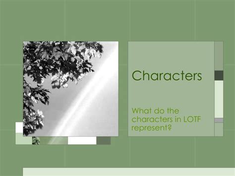 Ppt Characters Powerpoint Presentation Free Download Id 6135075