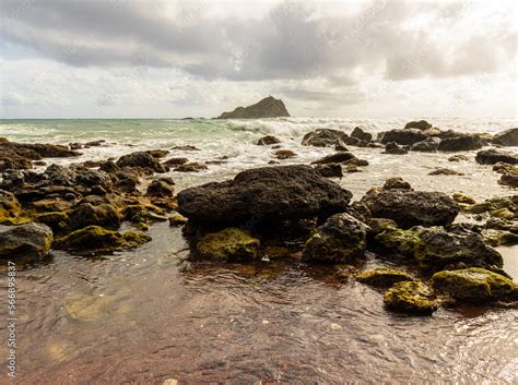 The Red Sand Of Koki Beach And Ka Iwi O Pele Koki Beach Park Hana