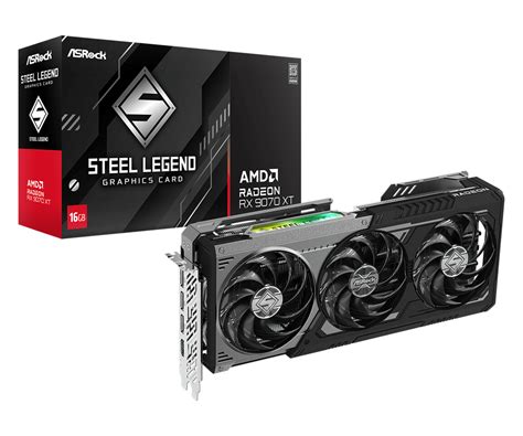 Asrock Radeon Rx Xt Steel Legend Series Expands With Dark Variant Techpowerup