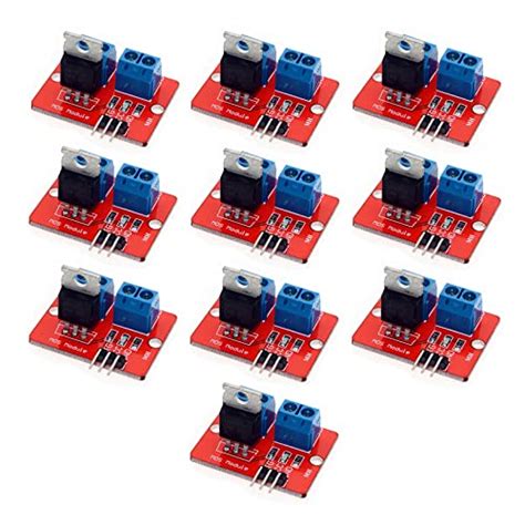Onyehn 10pcs 0 24v Mosfet Button Irf520 Mos Driver Module For Arduino