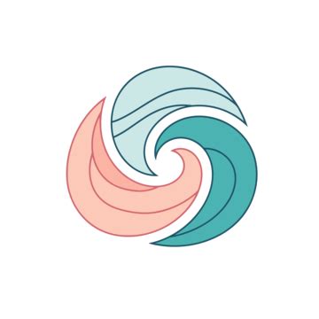 Vector Icon Illustration Of A Blue Curl Lineal Icon Flat Icon PNG And Vector With Transparent