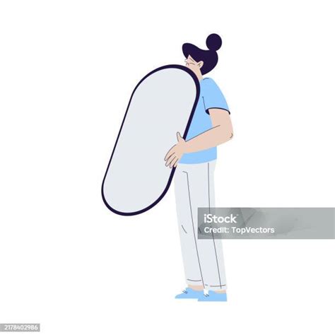 영화 와 여자 캐릭터 스탠드 와 거울 와 영화 촬영 벡터 일러스트 레이 션에 종사 Premiere에 대한 스톡 벡터 아트 및 기타 이미지 Istock