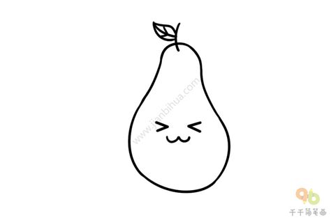 润肺可口的梨简笔画大全 水果简笔画