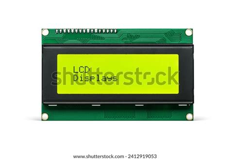 Small Monochrome Character Lcd Display Isolated Stock Photo 2412919053 Shutterstock