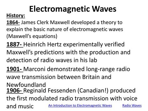 Ppt Electromagnetic Waves Powerpoint Presentation Free Download Id
