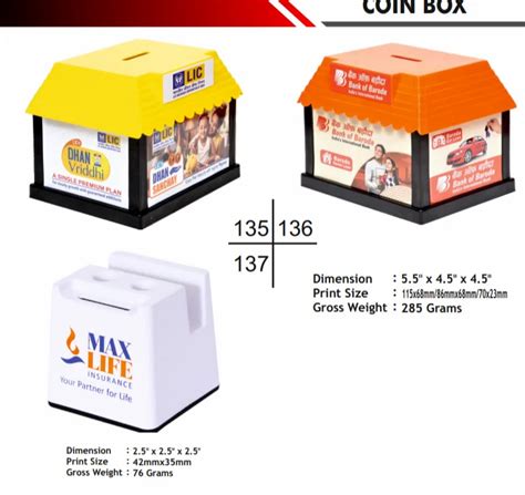 Plastic Coin Box At Rs 80 Piece Coin T Box In New Delhi Id