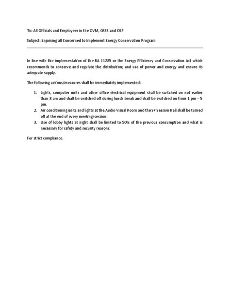 Memo On Electricity Pdf