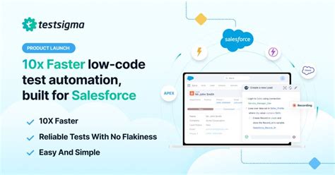Praveen Visal On Linkedin Testsigma Salesforceautomation Lowcode
