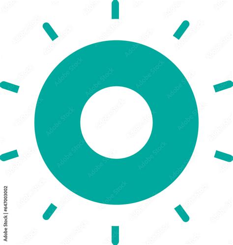태양 모양 벡터 일러스트 Stock Vector Adobe Stock