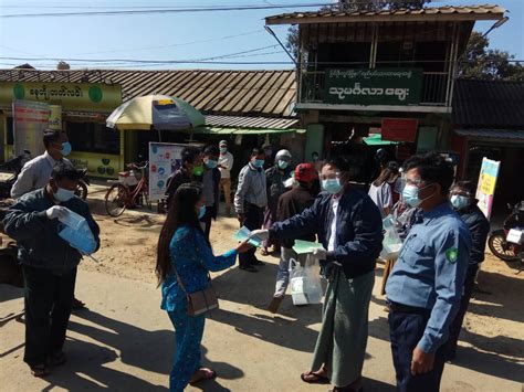 ကိုဗစ် ၁၉ ရောဂါပိုး ကူးစက်ပြန့်ပွားမှု ထိန်းချုပ် လျှော့ချနိုင်ရေး Mask Campaign ပြုလုပ