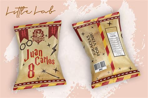 Chips Bags Harry Potter Kids Birthday Template Printable Birthday Party Cumpleaños Fiesta