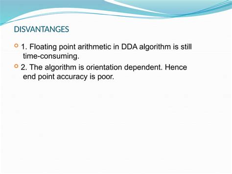 Dda Line Algorithmpptx Of Computer Graphics Pptx Computing Technology And Computing