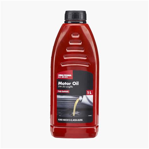 Helsyntetisk Motorolje 5w 30 1 Liter Biltema No