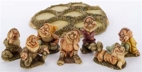 The Seven Dwarfs Figurine Trinket Box Set 2000s Id Wdwsd Van Eaton Galleries
