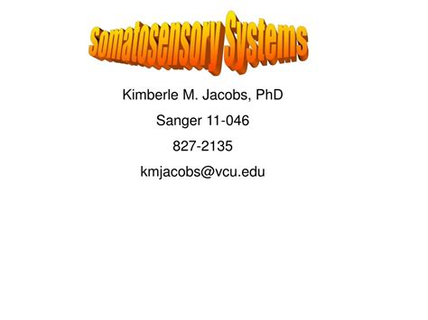 Ppt Somatosensory Systems Neuronal Pathways Pain And Temperature