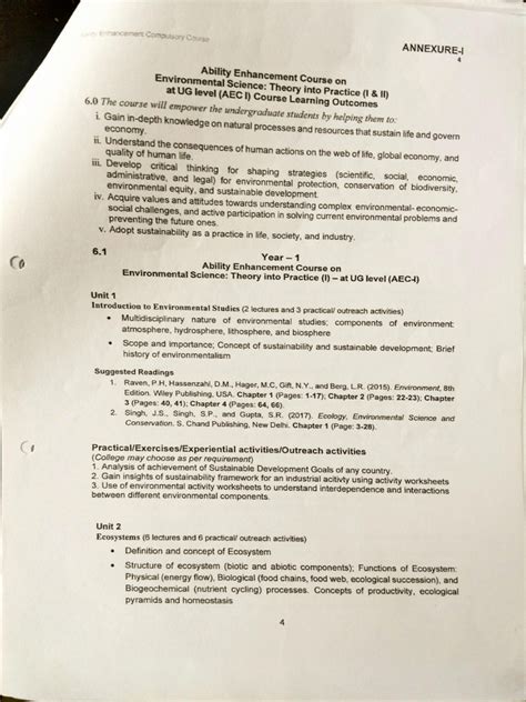 Evs Syllabus Bn Pdf