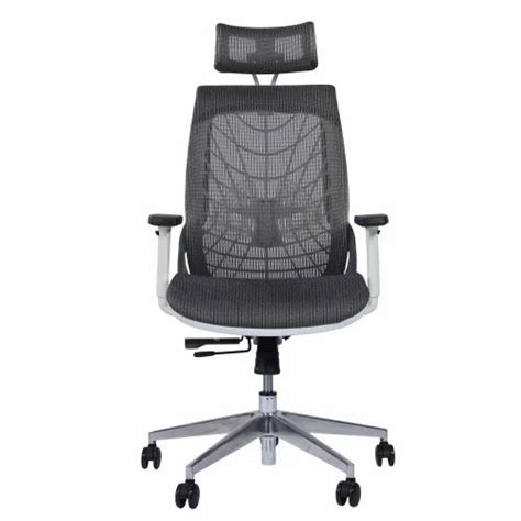 Spidy Executive Mesh High Back Office Chair With Aluminium Base At Rs