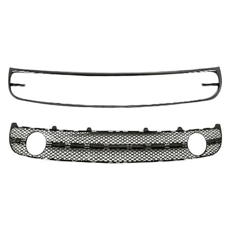 Replace® Bndl 227746 2 Piece Grille Frame Front Lower Bumper Grille Standard Line