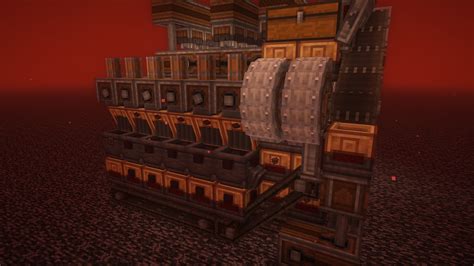 CreateMod Com Netherite Scrap Farm Build In Nether