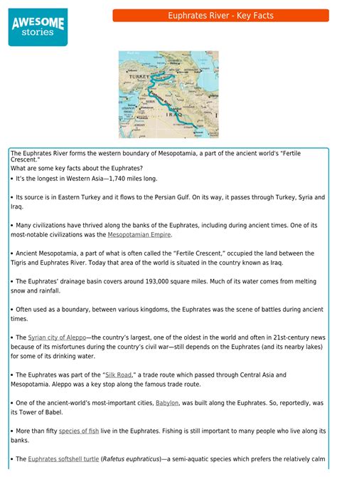 Euphrates River Key Facts Docslib