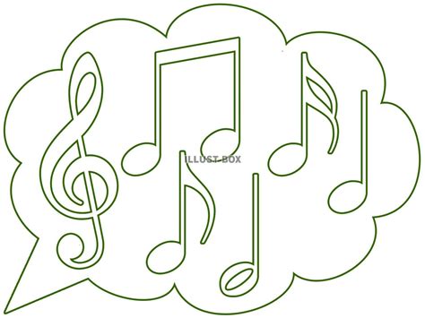 無料イラスト ト音記号と音符の壁紙画像シンプル背景素材イラスト