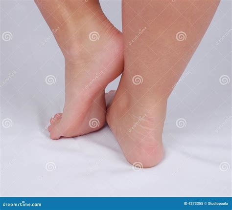 Girl S Feet Stock Image Image Of Heel Girl Toes Background 4273355