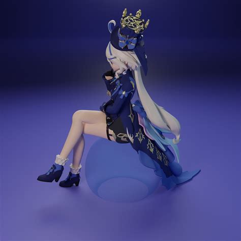 Furina Archon From Genshin Impact 3d Model 3d Printable Cgtrader