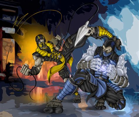 Sub Zero And Scorpion Cartoons Sub Zero Scorpion Bff Part 1