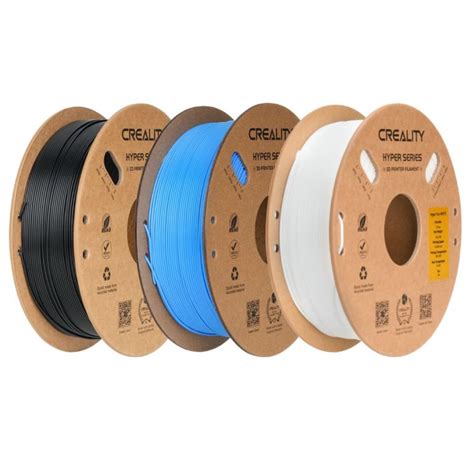 Creality Hyper Pla Filament Bundle 3 × 1kg Spools 3dflo