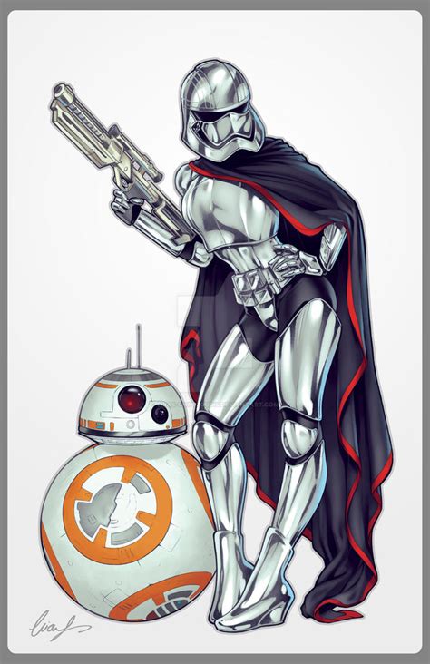 Captain Phasma And Bb8 By Elias Chatzoudis On Deviantart