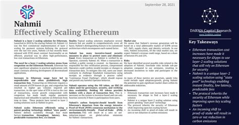 ethereum l2 scaling solution nahmii explained coin explorers