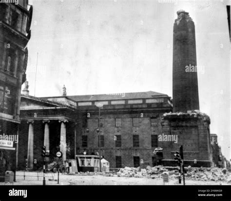 Dublin Ireland The Wrecked Column Of Britain S National Hero Lord