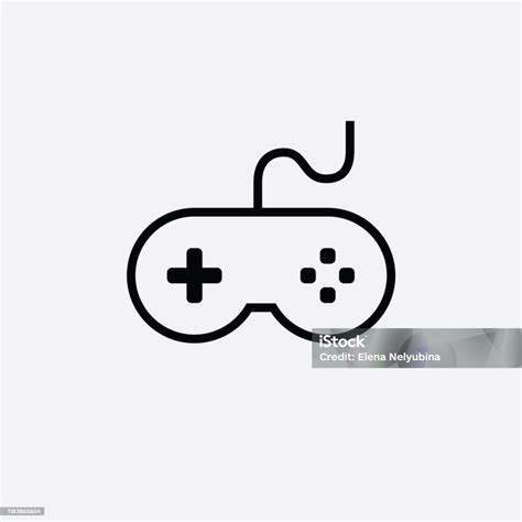 Vetores De Ícone Do Console De Jogo Joystick De Jogos De Vídeo Vetor E