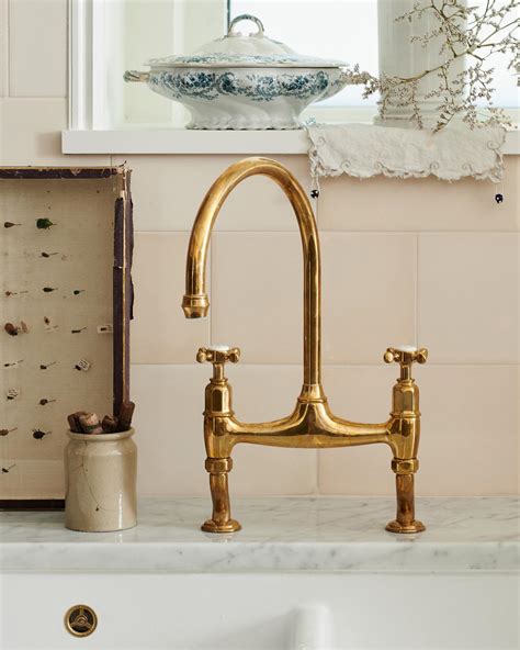 Devol Aged Brass Ionian Tap Devol Kitchens