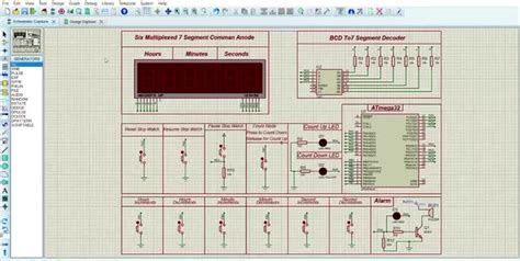 Completed A Dual Mode Stopwatch With Atmega32 Microcontroller Sara