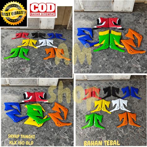 Jual SAYAP TANGKI KLX OLD COVER TANGKI KLX LEGSHIELD KLX OLD SAYAP DEPAN KLX